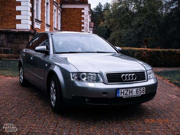 Pelēks Audi A4 2003 Viļņa, ar dzinēja tilpumu 2.00 L un nobraukumu 238 tūkst. km par 1300 €, foto 8 vietnē AUTOMOTO.COM.LV