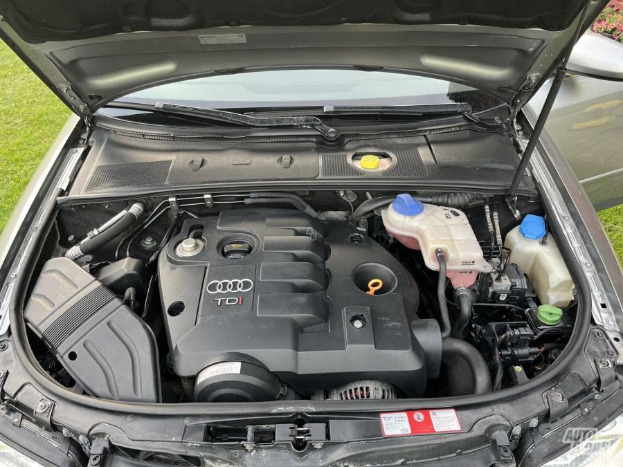 Grey Audi A4 2003 in Ignalina, with an engine capacity of 1.90 L and mileage of 333 thousand km for 2250 €, photo 8 on AUTOMOTO.COM.LV