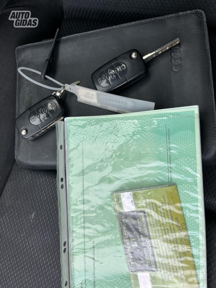 Grey Audi A4 2003 in Ignalina, with an engine capacity of 1.90 L and mileage of 333 thousand km for 2250 €, photo 15 on AUTOMOTO.COM.LV
