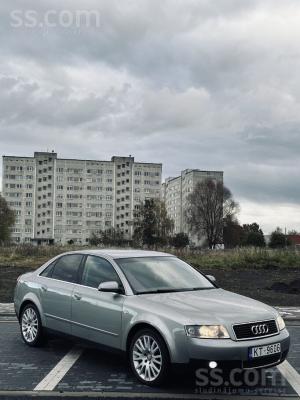 Grey Audi A4 2003 in Jelgava, with an engine capacity of 2.50 L and mileage of 434 thousand km for 1700 €, photo  on AUTOMOTO.COM.LV