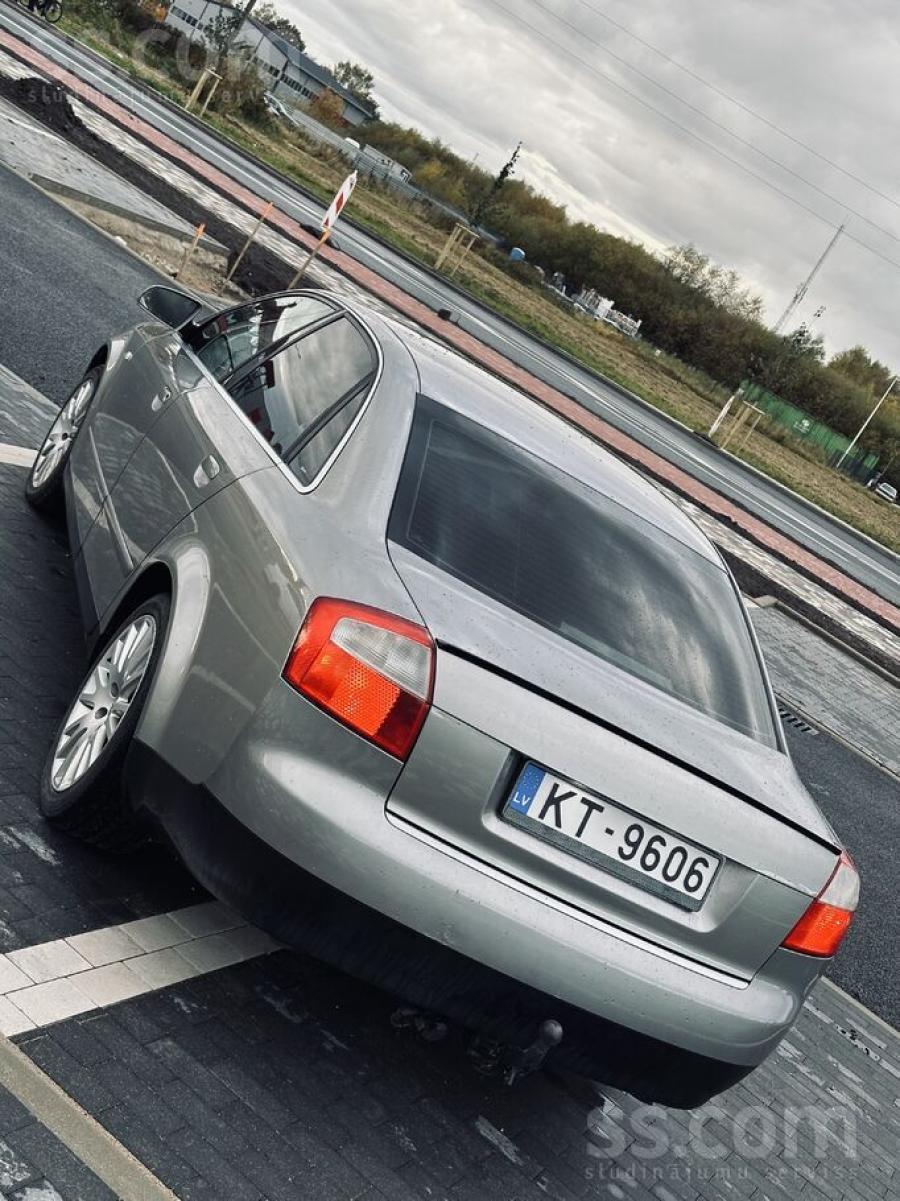 Pelēks Audi A4 2003 Jelgava, ar dzinēja tilpumu 2.50 L un nobraukumu 434 tūkst. km par 1700 €, foto 6 vietnē AUTOMOTO.COM.LV