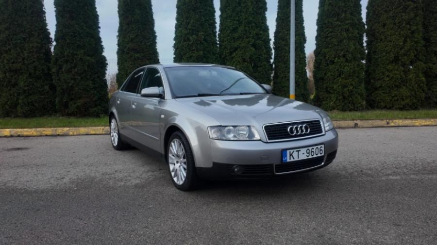 Grey Audi A4 2003 in Riga, with an engine capacity of 2.50 L and mileage of 435 thousand km for 2600 €, photo 1 on AUTOMOTO.COM.LV