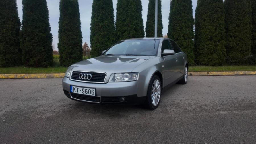 Grey Audi A4 2003 in Riga, with an engine capacity of 2.50 L and mileage of 435 thousand km for 2600 €, photo 4 on AUTOMOTO.COM.LV