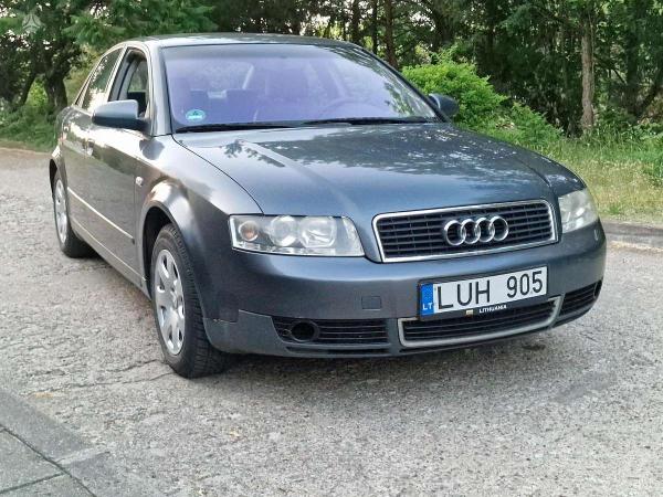 Grey Audi A4 2003 in Vilnius, with an engine capacity of 1.90 L and mileage of 387 thousand km for 1750 €, photo 3 on AUTOMOTO.COM.LV
