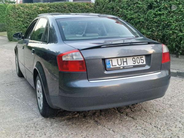 Grey Audi A4 2003 in Vilnius, with an engine capacity of 1.90 L and mileage of 387 thousand km for 1750 €, photo 6 on AUTOMOTO.COM.LV