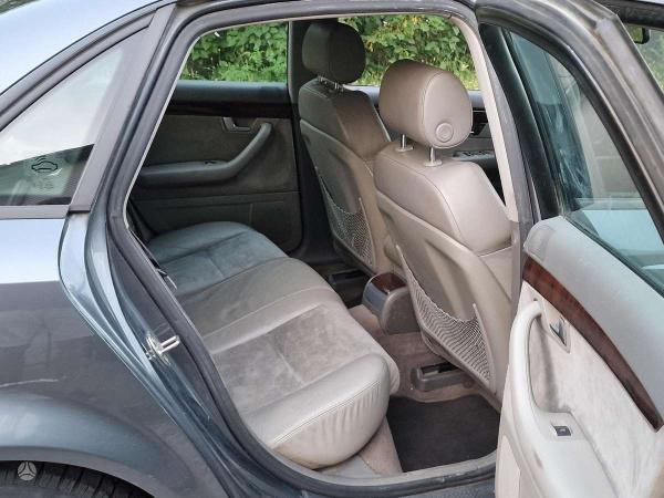Grey Audi A4 2003 in Vilnius, with an engine capacity of 1.90 L and mileage of 387 thousand km for 1750 €, photo 9 on AUTOMOTO.COM.LV