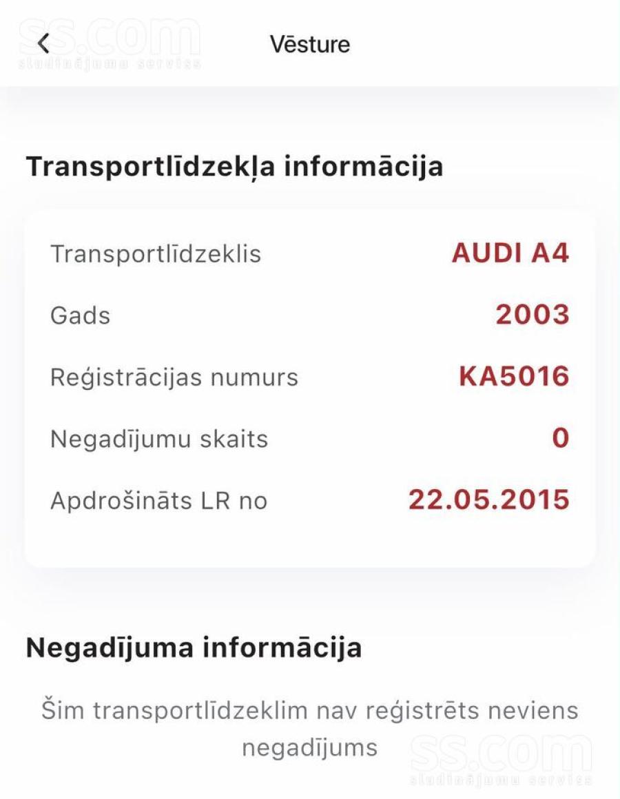 Серый Ауди А4 2003 в Рига, объемом двигателя 1.80 л и пробегом 285 тыс. км за 1500 €, фото 24 на AUTOMOTO.COM.LV