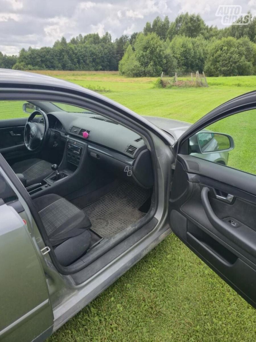 Pelēks Audi A4 2003 Skuodas, ar dzinēja tilpumu 1.90 L un nobraukumu 350 tūkst. km par 1800 €, foto 6 vietnē AUTOMOTO.COM.LV