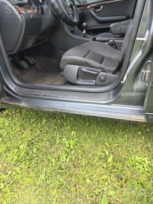 Grey Audi A4 2003 in Bauska, with an engine capacity of 1.90 L and mileage of 0 thousand km for 900 €, photo 8 on AUTOMOTO.COM.LV