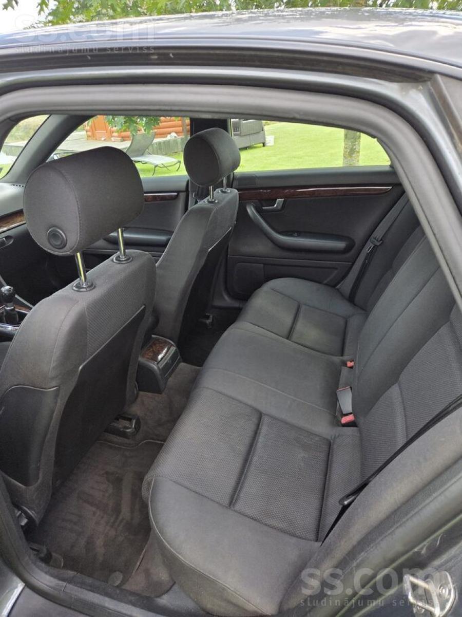 Grey Audi A4 2003 in Bauska, with an engine capacity of 1.90 L and mileage of 0 thousand km for 900 €, photo 16 on AUTOMOTO.COM.LV