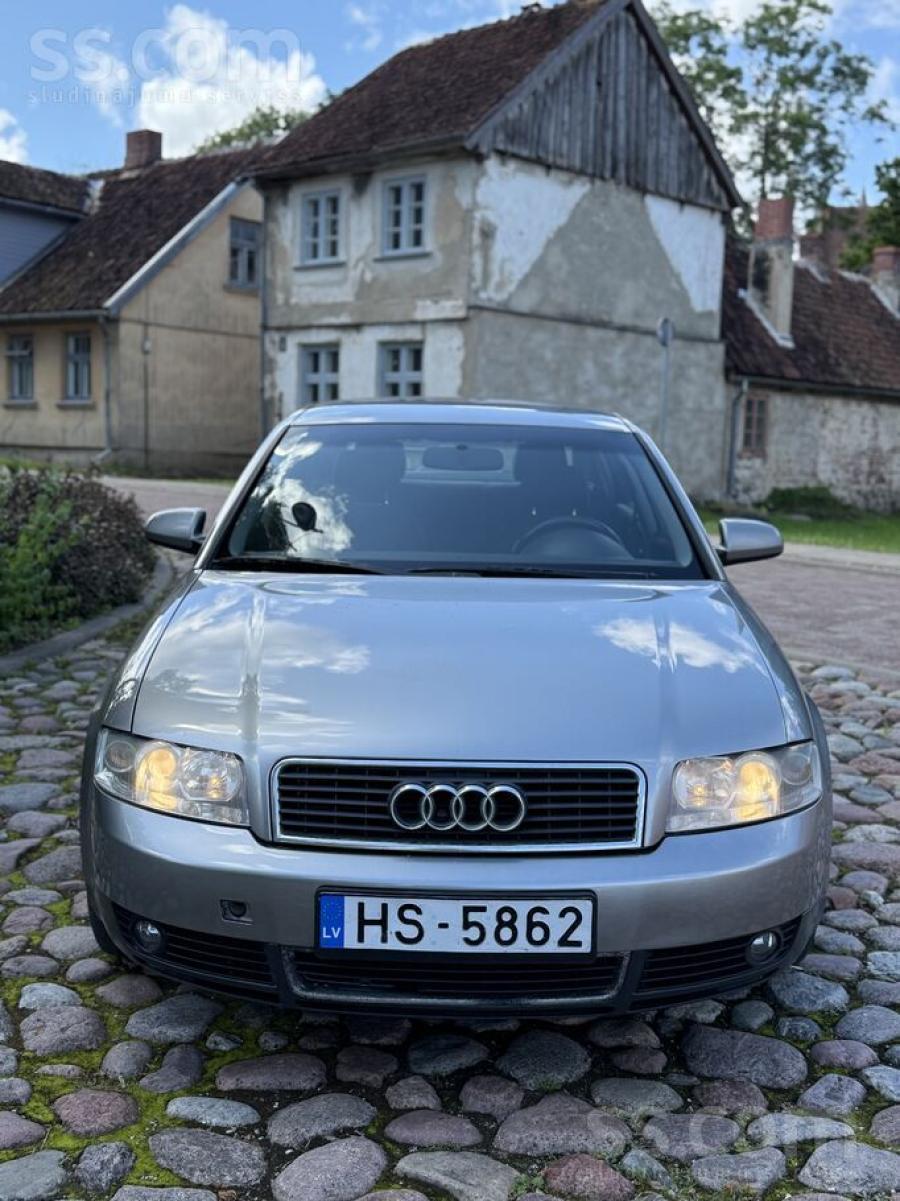 Pelēks Audi A4 2003 Kuldīga, ar dzinēja tilpumu 1.90 L un nobraukumu 375 tūkst. km par 1300 €, foto 5 vietnē AUTOMOTO.COM.LV