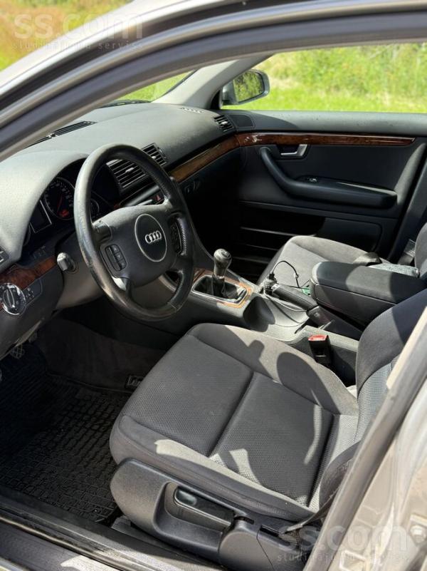 Pelēks Audi A4 2003 Kuldīga, ar dzinēja tilpumu 1.90 L un nobraukumu 375 tūkst. km par 1300 €, foto 7 vietnē AUTOMOTO.COM.LV
