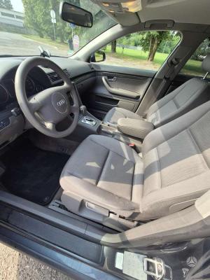 Grey Audi A4 2003 in Marijampole, with an engine capacity of 1.98 L and mileage of 221 thousand km for 1450 €, photo 11 on AUTOMOTO.COM.LV