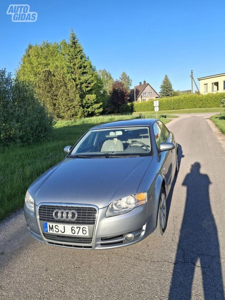 Grey Audi A4 2003 in Kaisiadorys, with an engine capacity of 1.90 L and mileage of 233 thousand km for 1100 €, photo 5 on AUTOMOTO.COM.LV