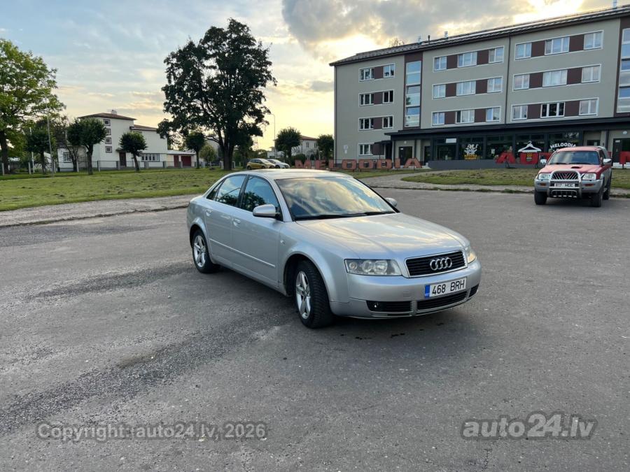 Grey Audi A4 2003 in Viljandi, with an engine capacity of 1.90 L and mileage of 314 thousand km for 1200 €, photo 1 on AUTOMOTO.COM.LV