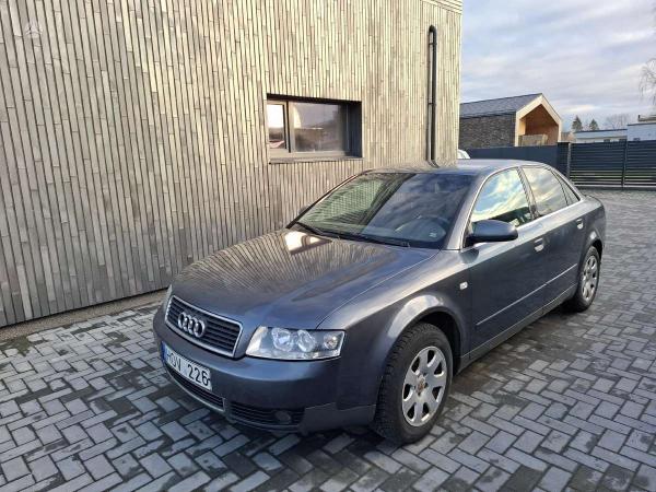 Pelēks Audi A4 2003 Klaipėda, ar dzinēja tilpumu 1.90 L un nobraukumu 398 tūkst. km par 1499 €, foto 5 vietnē AUTOMOTO.COM.LV