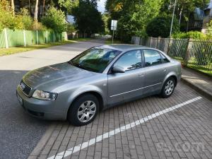 Grey Audi A4 2003 in Jurmala, with an engine capacity of 1.90 L and mileage of 420 thousand km for 550 €, photo 1 on AUTOMOTO.COM.LV