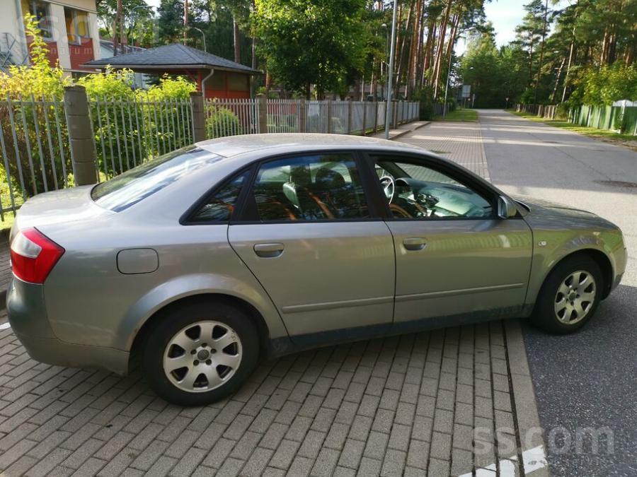 Grey Audi A4 2003 in Jurmala, with an engine capacity of 1.90 L and mileage of 420 thousand km for 550 €, photo 4 on AUTOMOTO.COM.LV