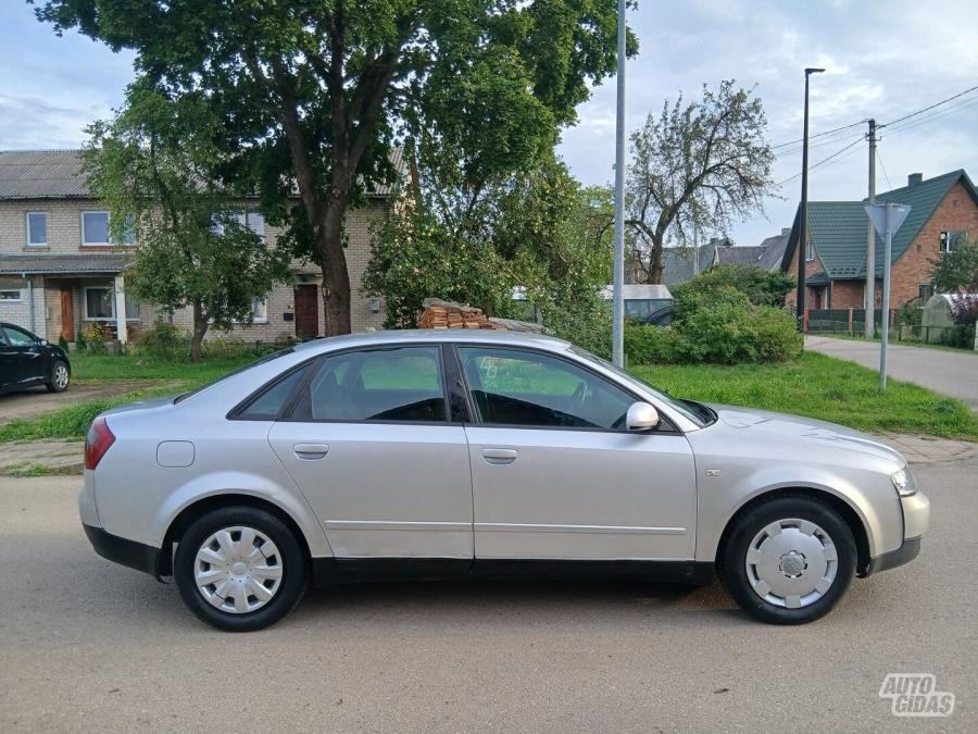 Grey Audi A4 2003 in Alytus, with an engine capacity of 1.90 L and mileage of 360 thousand km for 550 €, photo 6 on AUTOMOTO.COM.LV