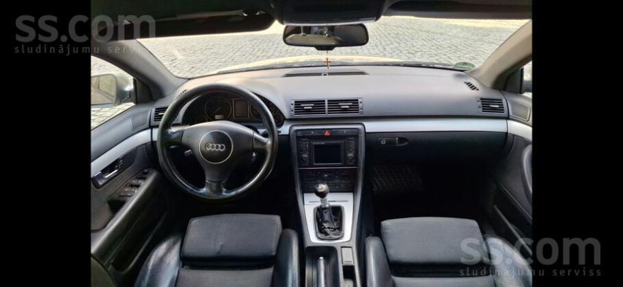 Pelēks Audi A4 2003 Valka, ar dzinēja tilpumu 1.90 L un nobraukumu 347 tūkst. km par 1590 €, foto 7 vietnē AUTOMOTO.COM.LV
