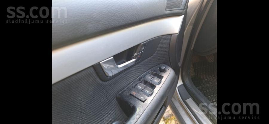 Pelēks Audi A4 2003 Valka, ar dzinēja tilpumu 1.90 L un nobraukumu 347 tūkst. km par 1590 €, foto 9 vietnē AUTOMOTO.COM.LV