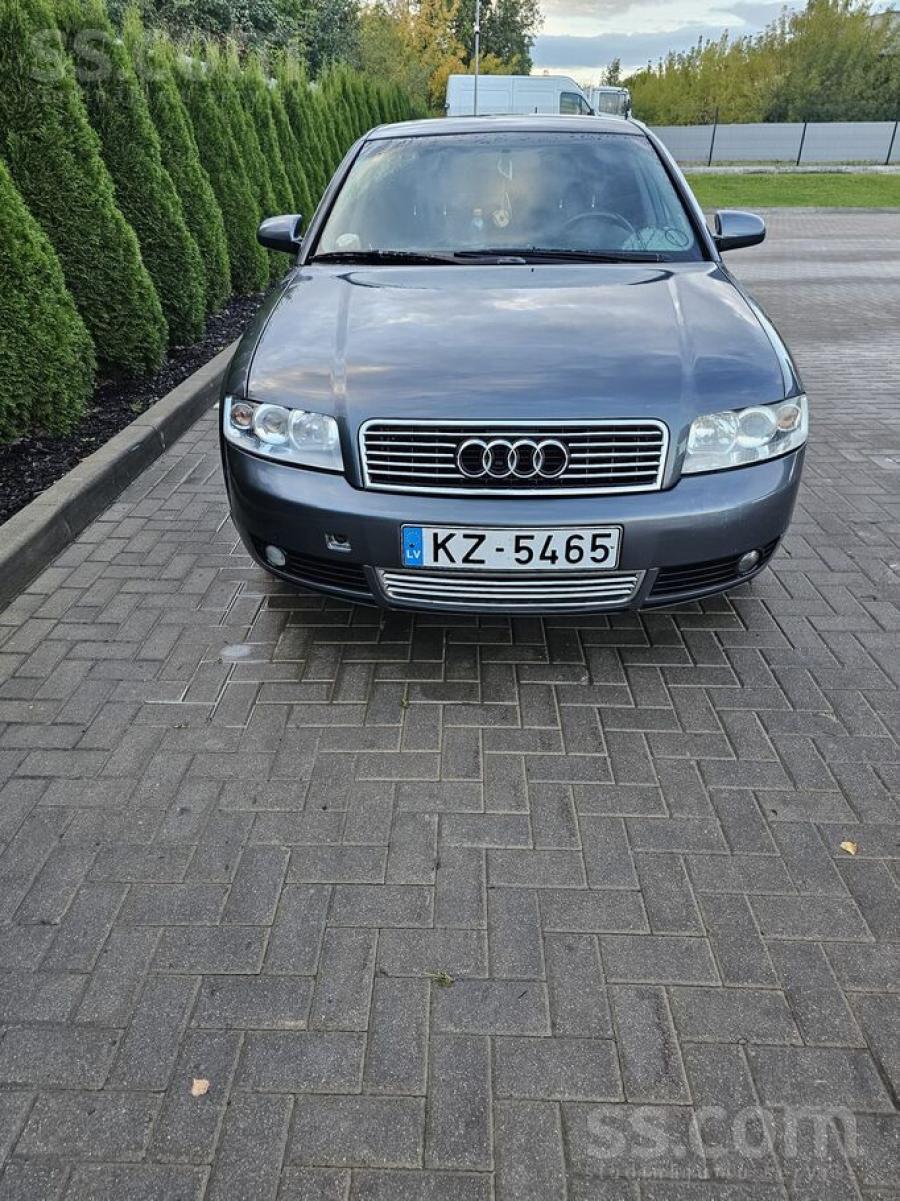 Grey Audi A4 2003 in Ludza, with an engine capacity of 1.90 L and mileage of 395 thousand km for 1450 €, photo 1 on AUTOMOTO.COM.LV