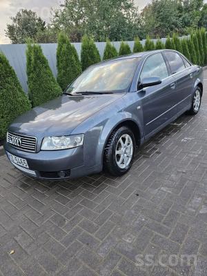 Grey Audi A4 2003 in Ludza, with an engine capacity of 1.90 L and mileage of 395 thousand km for 1450 €, photo 3 on AUTOMOTO.COM.LV