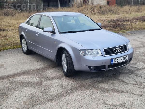 Grey Audi A4 2004 in Limbazi, with an engine capacity of 2.00 L and mileage of 73 thousand km for 3999 €, photo 1 on AUTOMOTO.COM.LV
