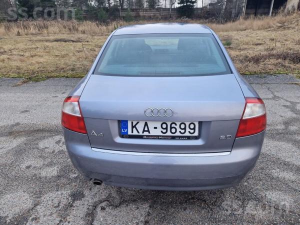 Grey Audi A4 2004 in Limbazi, with an engine capacity of 2.00 L and mileage of 73 thousand km for 3999 €, photo 8 on AUTOMOTO.COM.LV