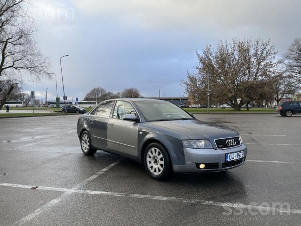 Grey Audi A4 2004 in Riga, with an engine capacity of 1.90 L and mileage of 366 thousand km for 1550 €, photo 2 on AUTOMOTO.COM.LV