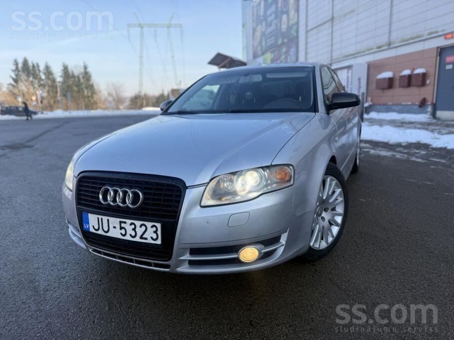 Grey Audi A4 2004 in Riga, with an engine capacity of 2.00 L and mileage of 222 thousand km for 2250 €, photo 1 on AUTOMOTO.COM.LV