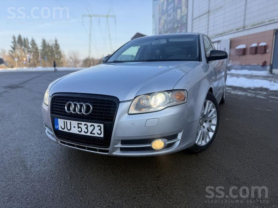 Grey Audi A4 2004 in Riga, with an engine capacity of 2.00 L and mileage of 222 thousand km for 2250 €, photo 2 on AUTOMOTO.COM.LV