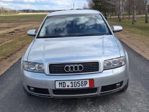 Pelēks Audi A4 2004 Mažeikiai, ar dzinēja tilpumu 1.90 L un nobraukumu 273 tūkst. km par 2650 €, foto 4 vietnē AUTOMOTO.COM.LV