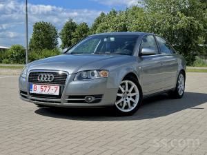 Pelēks Audi A4 2004 Cēsis, ar dzinēja tilpumu 2.00 L un nobraukumu 135 tūkst. km par 4650 €, foto 4 vietnē AUTOMOTO.COM.LV