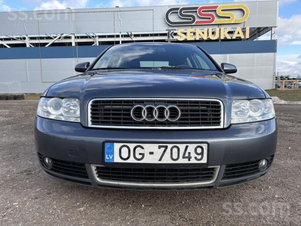 Grey Audi A4 2004 in Daugavpils, with an engine capacity of 1.90 L and mileage of 296 thousand km for 2750 €, photo 8 on AUTOMOTO.COM.LV