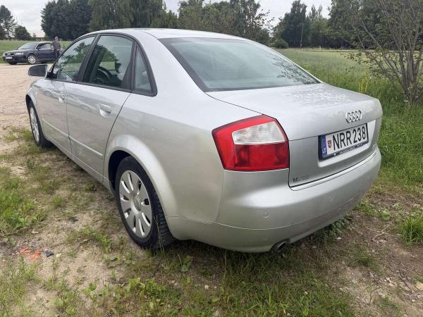 Grey Audi A4 2004 in Birzai, with an engine capacity of 1.60 L and mileage of 2 thousand km for 1500 €, photo 2 on AUTOMOTO.COM.LV