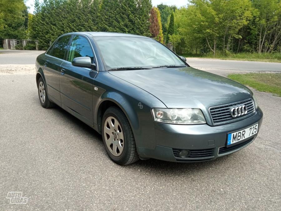 Grey Audi A4 2004 in Vilnius, with an engine capacity of 1.90 L and mileage of 242 thousand km for 1690 €, photo 3 on AUTOMOTO.COM.LV