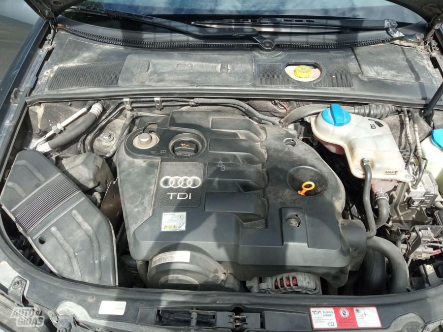 Grey Audi A4 2004 in Vilnius, with an engine capacity of 1.90 L and mileage of 242 thousand km for 1690 €, photo 17 on AUTOMOTO.COM.LV