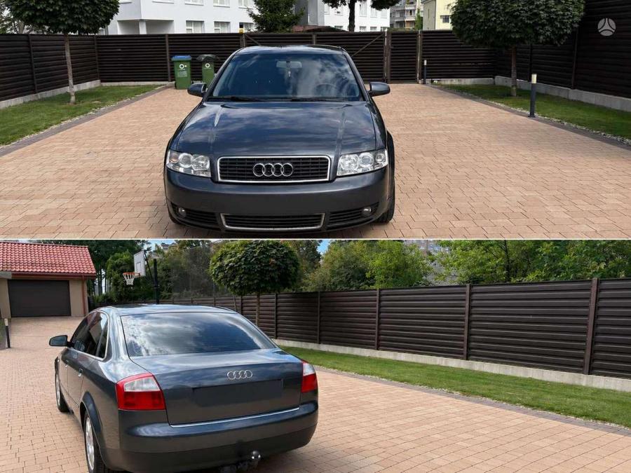 Pelēks Audi A4 2004 Kauņa, ar dzinēja tilpumu 1.90 L un nobraukumu 393 tūkst. km par 1200 €, foto 1 vietnē AUTOMOTO.COM.LV