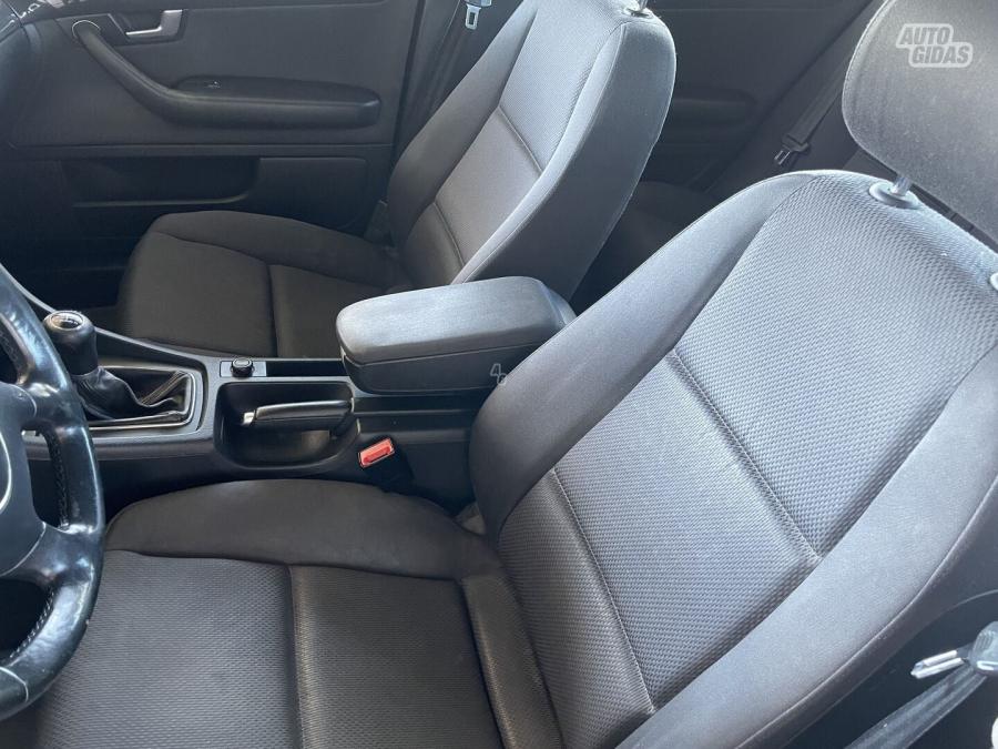 Grey Audi A4 2004 in Alytus, with an engine capacity of 1.90 L and mileage of 397 thousand km for 1200 €, photo 14 on AUTOMOTO.COM.LV