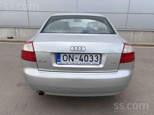 Pelēks Audi A4 2004 Rīga, ar dzinēja tilpumu 2.00 L un nobraukumu 243 tūkst. km par 2750 €, foto 6 vietnē AUTOMOTO.COM.LV