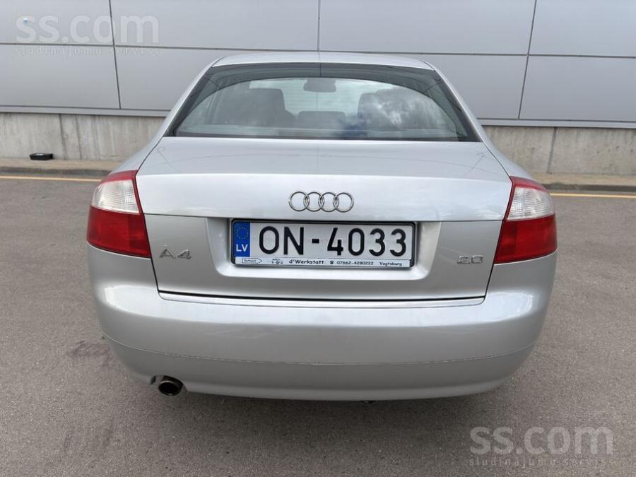 Pelēks Audi A4 2004 Rīga, ar dzinēja tilpumu 2.00 L un nobraukumu 243 tūkst. km par 2750 €, foto 6 vietnē AUTOMOTO.COM.LV