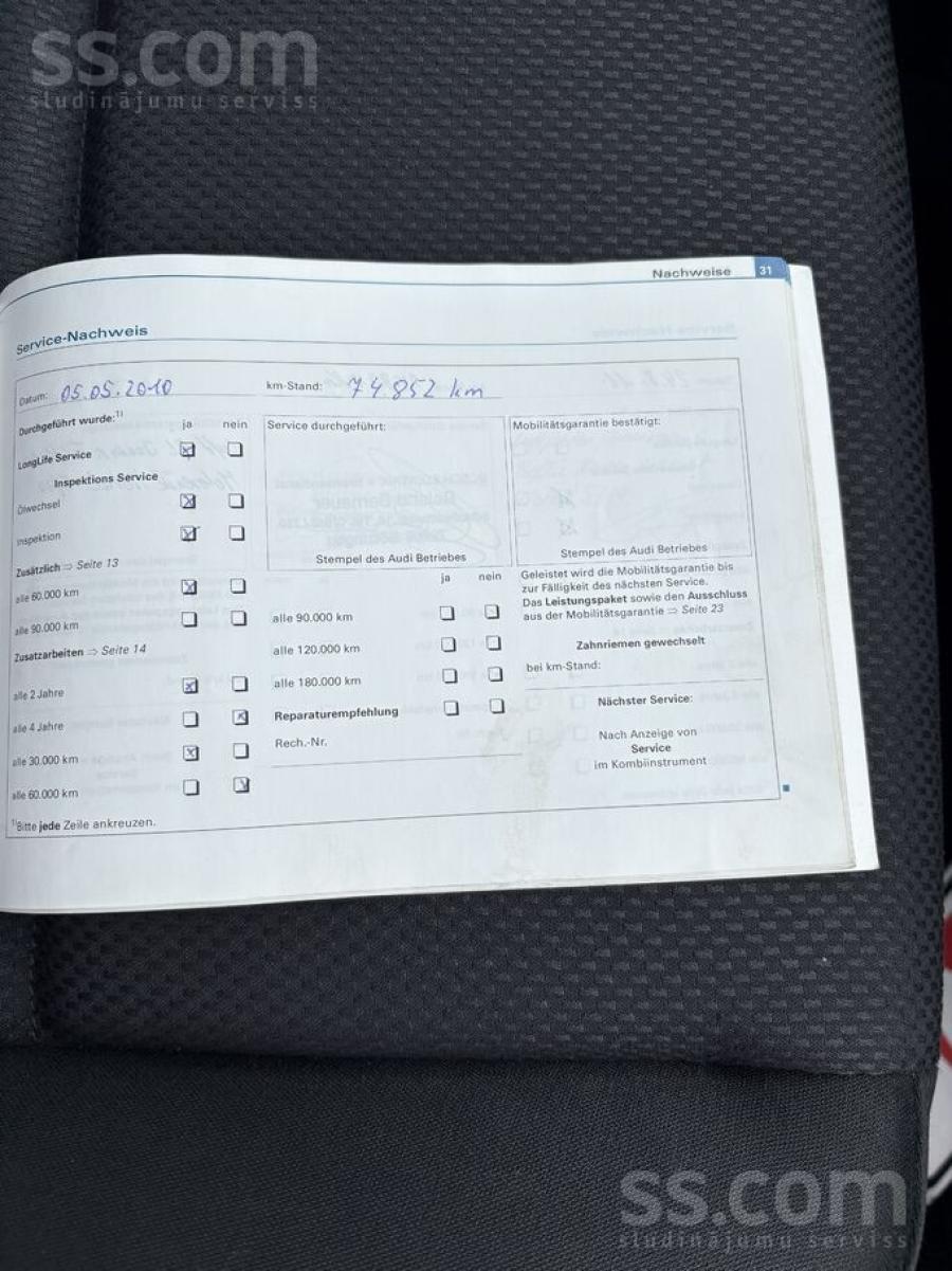 Pelēks Audi A4 2004 Rīga, ar dzinēja tilpumu 2.00 L un nobraukumu 243 tūkst. km par 2750 €, foto 23 vietnē AUTOMOTO.COM.LV