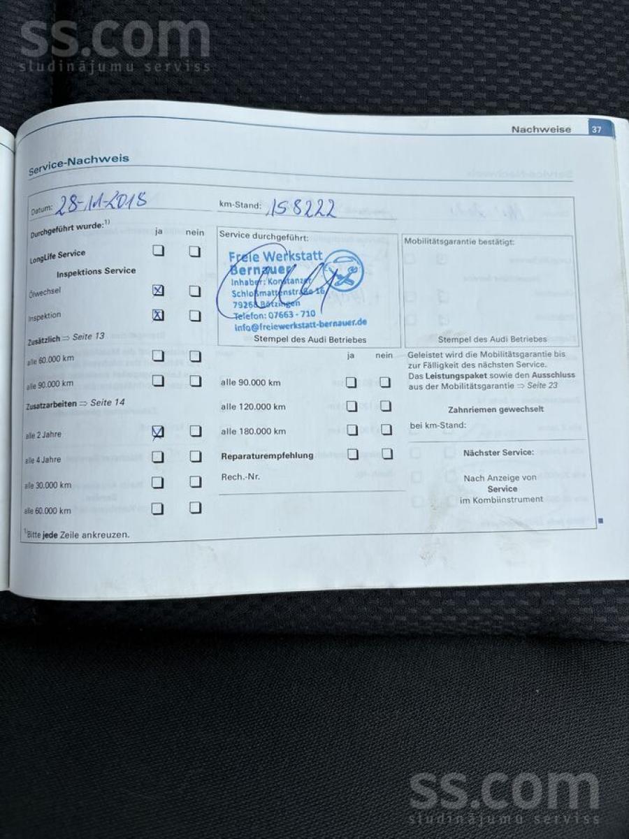 Pelēks Audi A4 2004 Rīga, ar dzinēja tilpumu 2.00 L un nobraukumu 243 tūkst. km par 2750 €, foto 29 vietnē AUTOMOTO.COM.LV