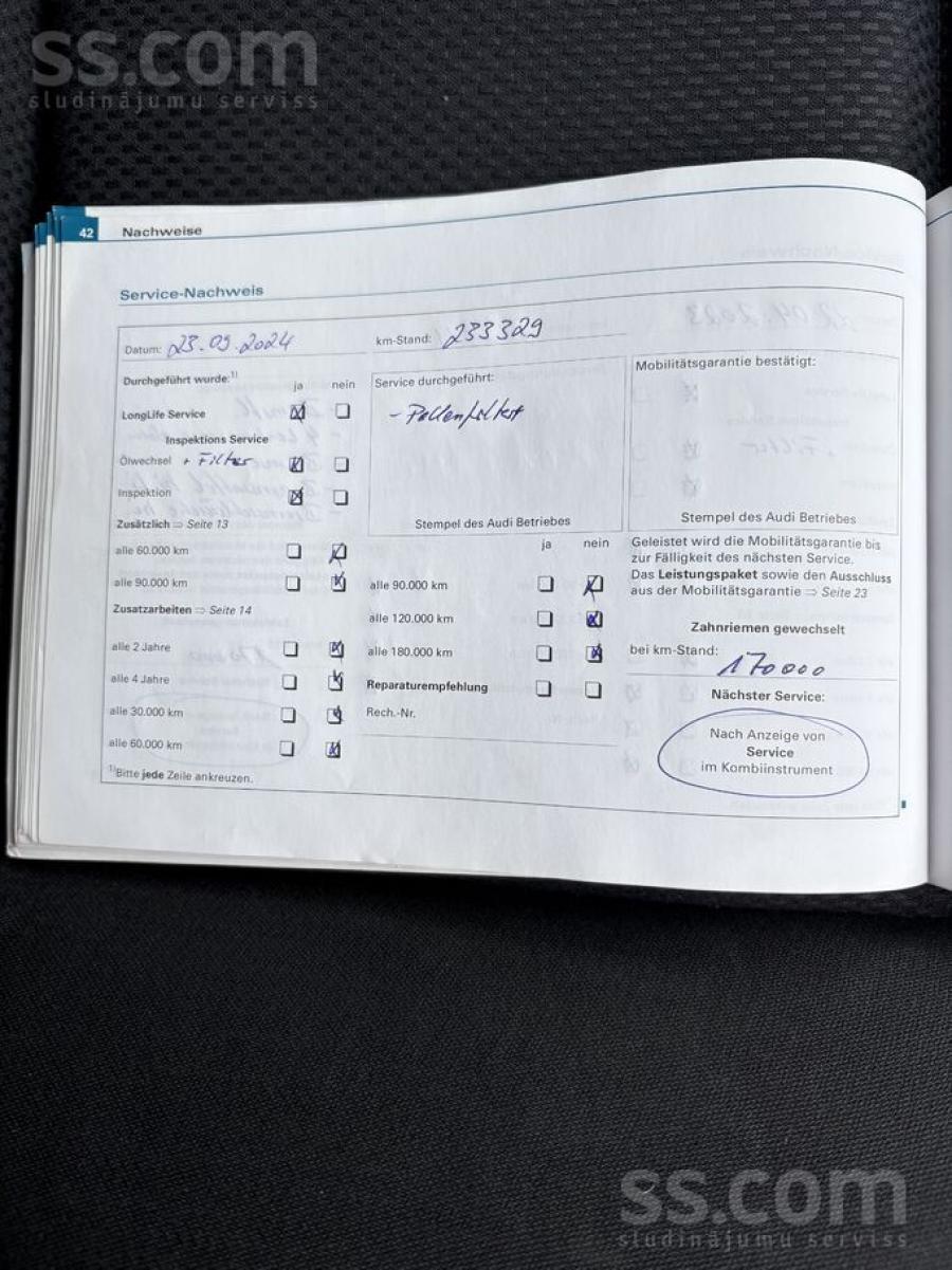 Pelēks Audi A4 2004 Rīga, ar dzinēja tilpumu 2.00 L un nobraukumu 243 tūkst. km par 2750 €, foto 34 vietnē AUTOMOTO.COM.LV