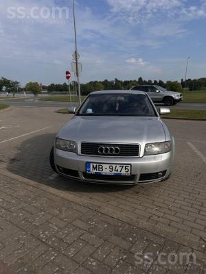 Grey Audi A4 2004 in Liepaja, with an engine capacity of 1.90 L and mileage of 365 thousand km for 2300 €, photo 1 on AUTOMOTO.COM.LV