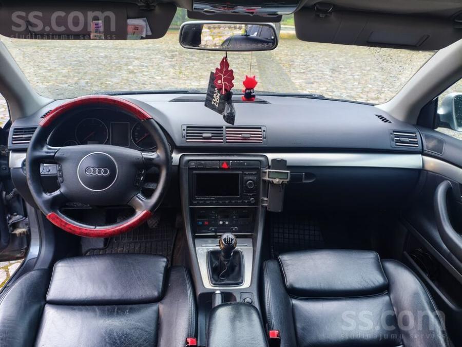 Grey Audi A4 2004 in Jekabpils, with an engine capacity of 1.90 L and mileage of 500 thousand km for 1600 €, photo 8 on AUTOMOTO.COM.LV