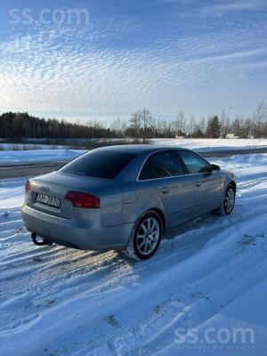 Grey Audi A4 2004 in Jelgava, with an engine capacity of 2.00 L and mileage of 438 thousand km for 2150 €, photo 5 on AUTOMOTO.COM.LV