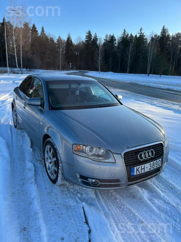 Grey Audi A4 2004 in Jelgava, with an engine capacity of 2.00 L and mileage of 438 thousand km for 2150 €, photo 6 on AUTOMOTO.COM.LV