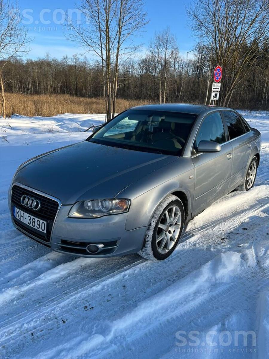 Grey Audi A4 2004 in Jelgava, with an engine capacity of 2.00 L and mileage of 438 thousand km for 2150 €, photo 7 on AUTOMOTO.COM.LV